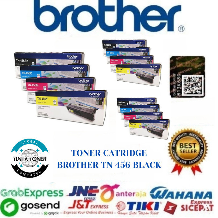 Jual TONER CATRIDGE BROTHER TN 456 BLACK DAN COLOR ORIGINAL ( B C Y M ...