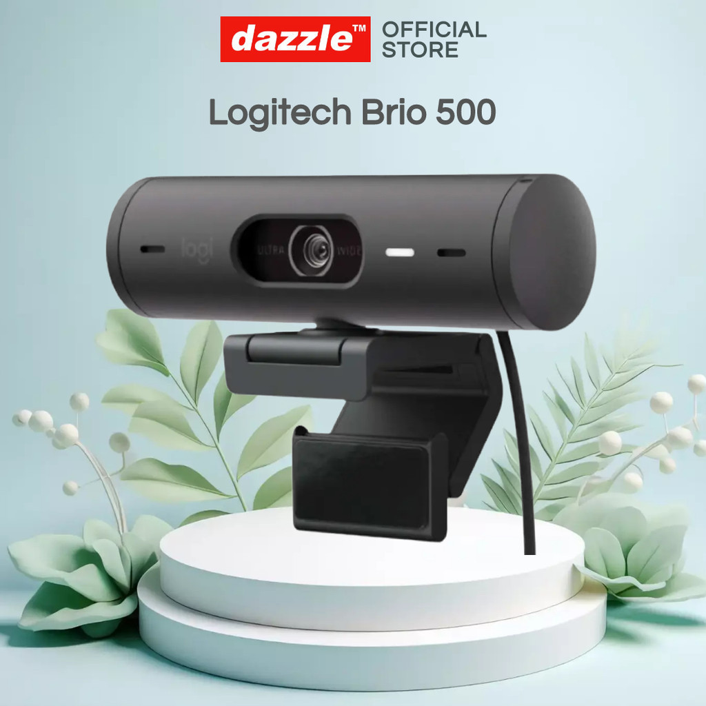 Jual LOGITECH Brio 500 Webcam Full HD HDR dan Noise Cancelling Web ...