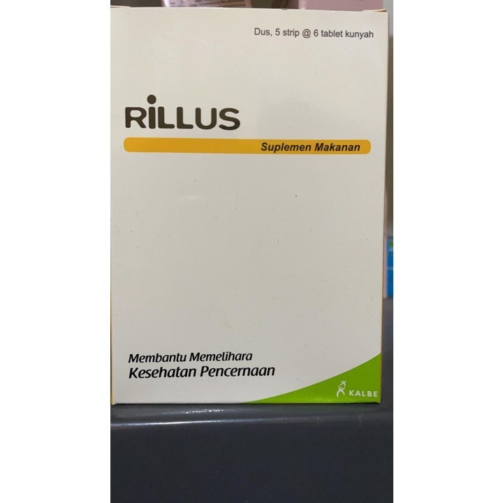 Jual RILLUS ORIGINAL BOX ISI 30 SUPLEMENT PENCERNAAN PROBIOTIK ...