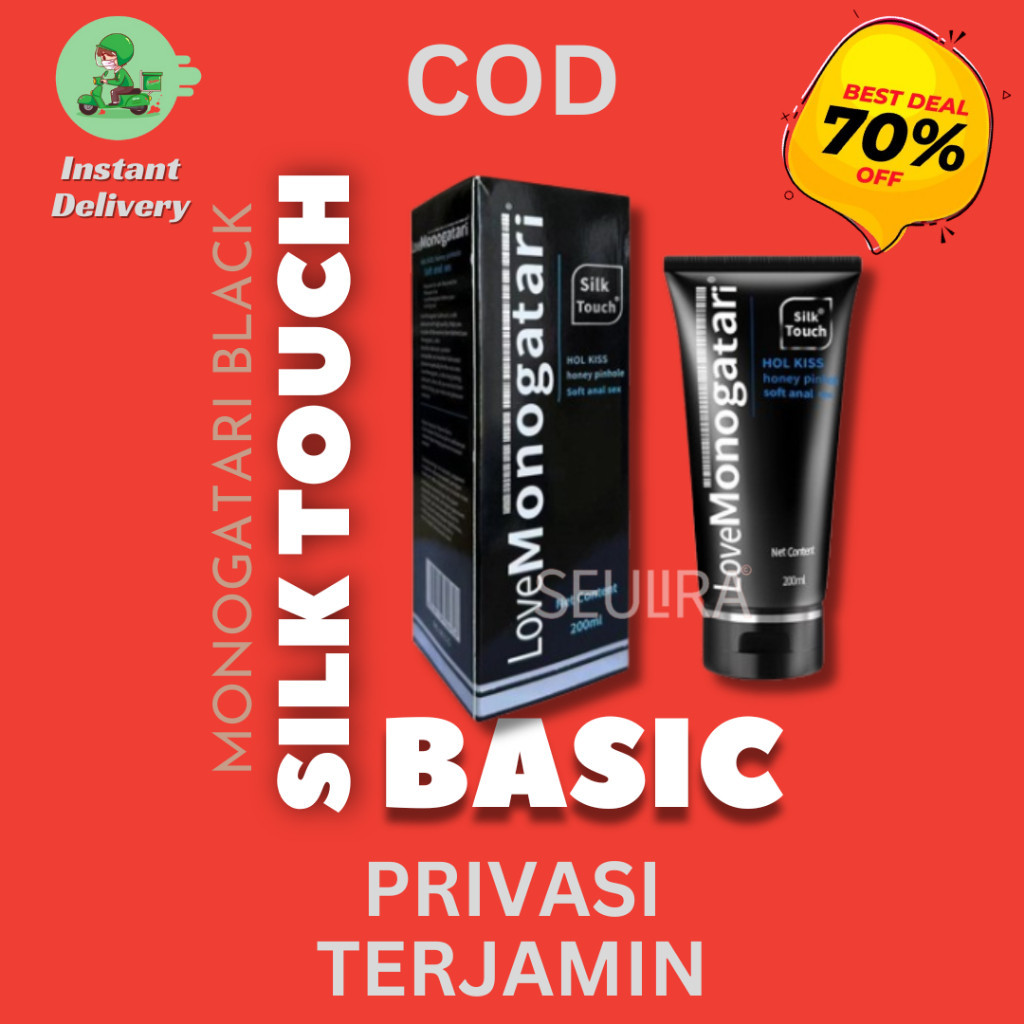 Jual Monogatari Lubricant Silk Touch Black - 200 mL (Pelumas Terlaris ...
