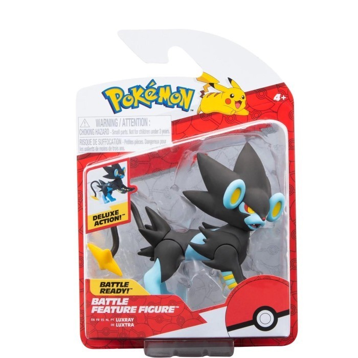 Jual Pokemon LUXRAY Battle Feature Figure Jazwares Wicked Cool Toys WCT ...