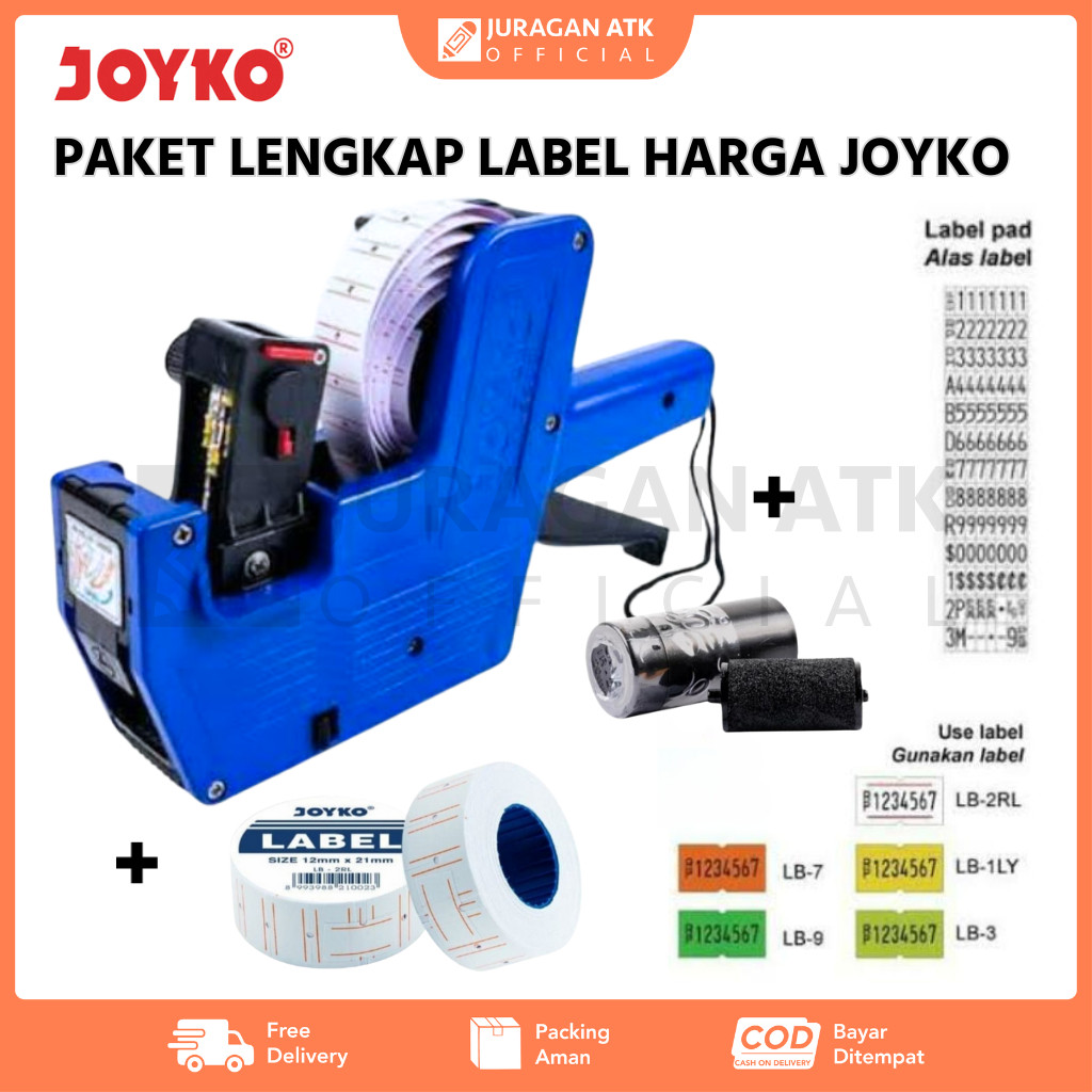 Jual Labeller Paket Lengkap Joyko Paket Murah Alat Label + Kertas Label ...