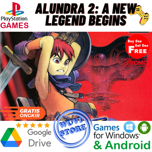Jual Alundra 2: A New Legend Begins PS1 | Bisa Main di Android atau PC | Bonus Emulator | Beli 1 ...