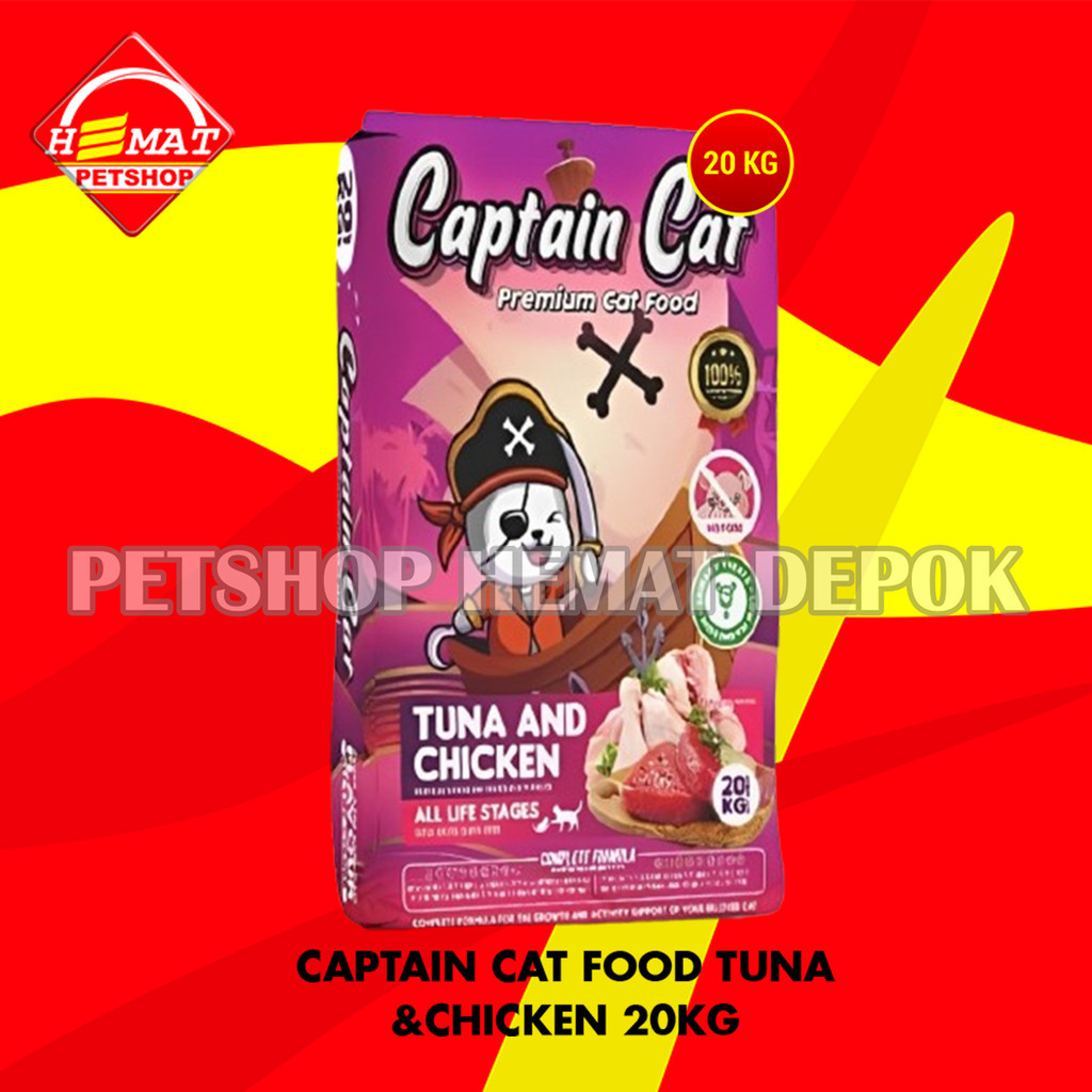 Jual Makanan Kucing Dewasa Captain Cat Adult Food 20 Kg | Shopee Indonesia