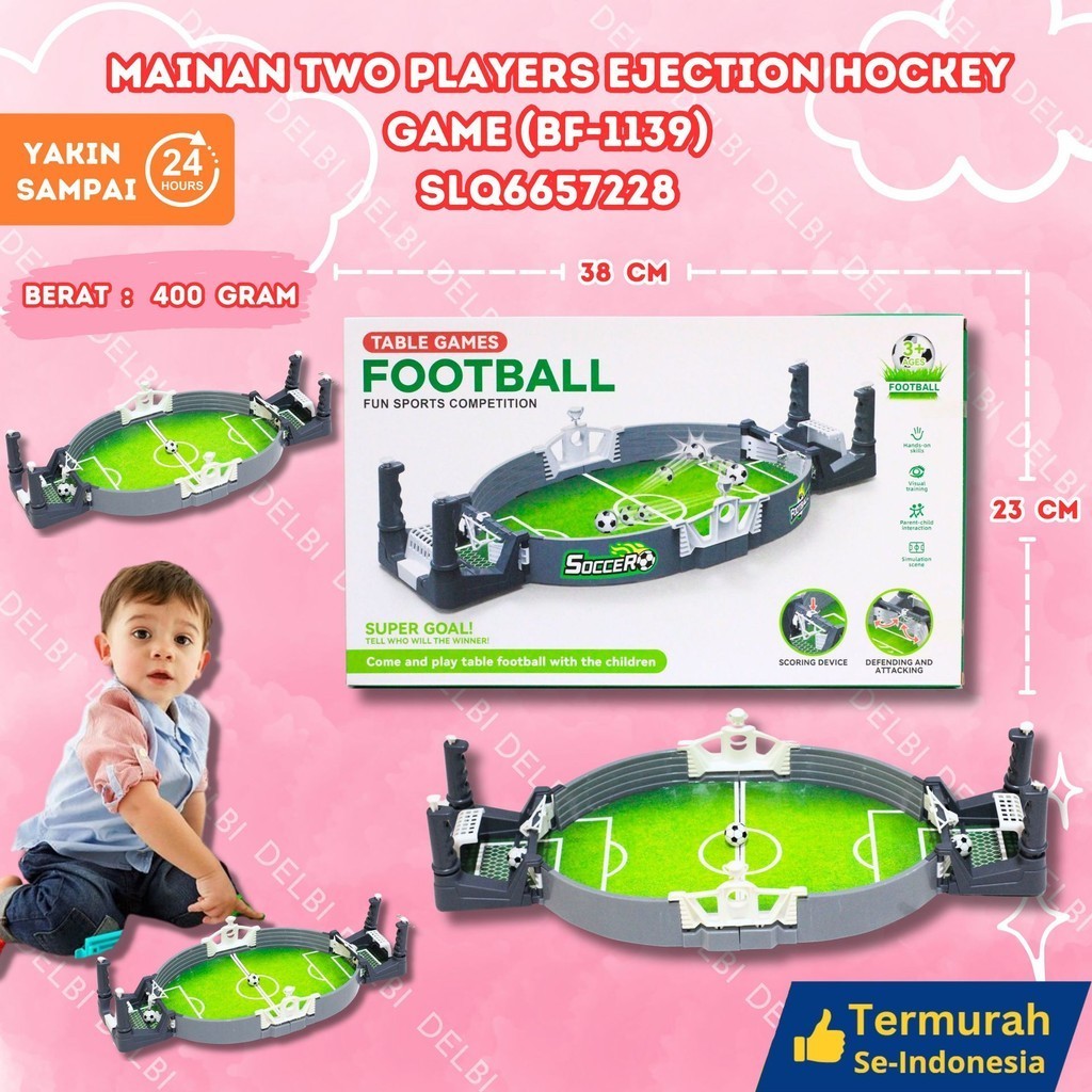 Jual Mainan football Battle challenge game MAINAN TWO PLAYERS EJECTION HOCKEY GAME (BF-1139 ...