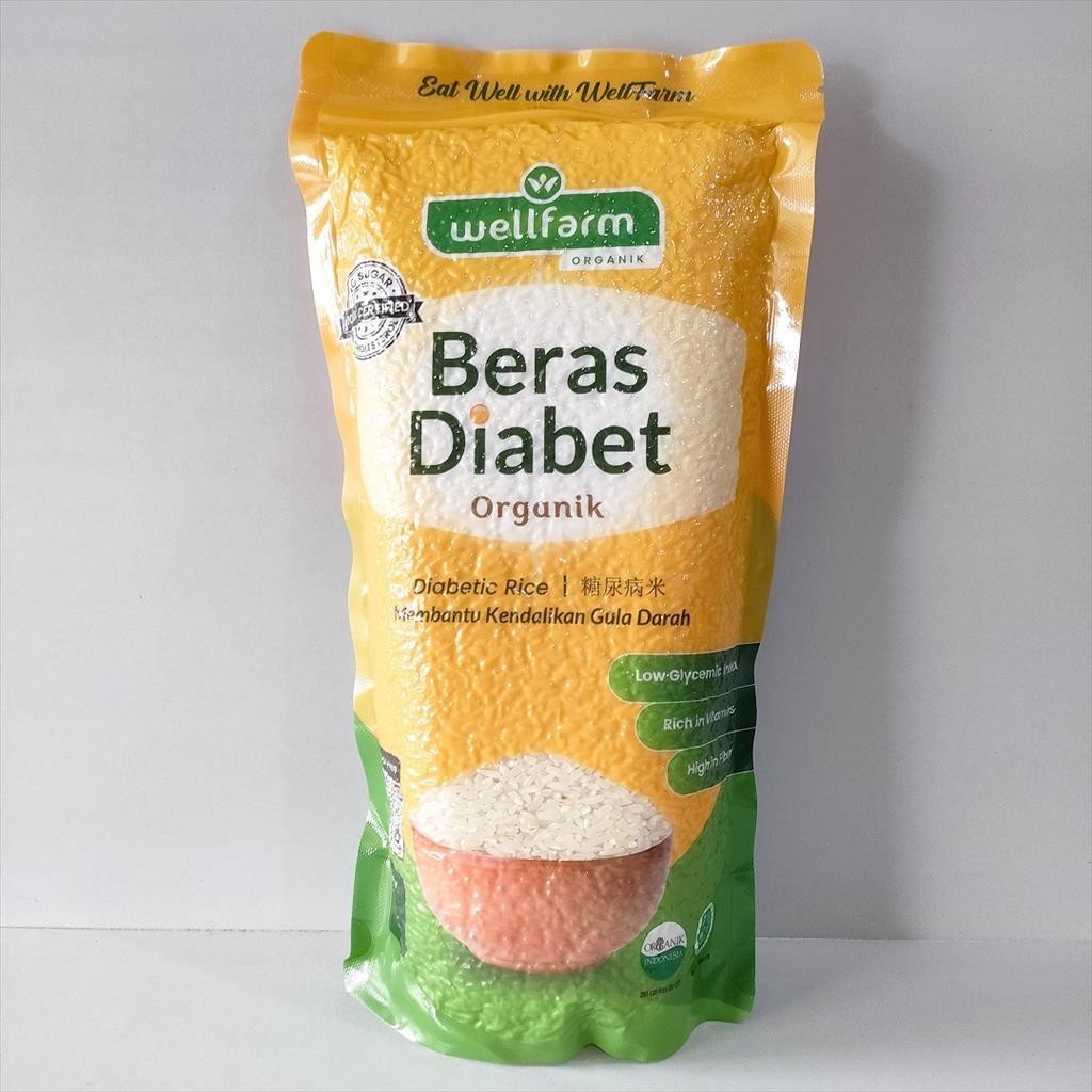 Jual Beras Diabet Organik Rendah Gula 1kg Organic Diabetic Rice ...