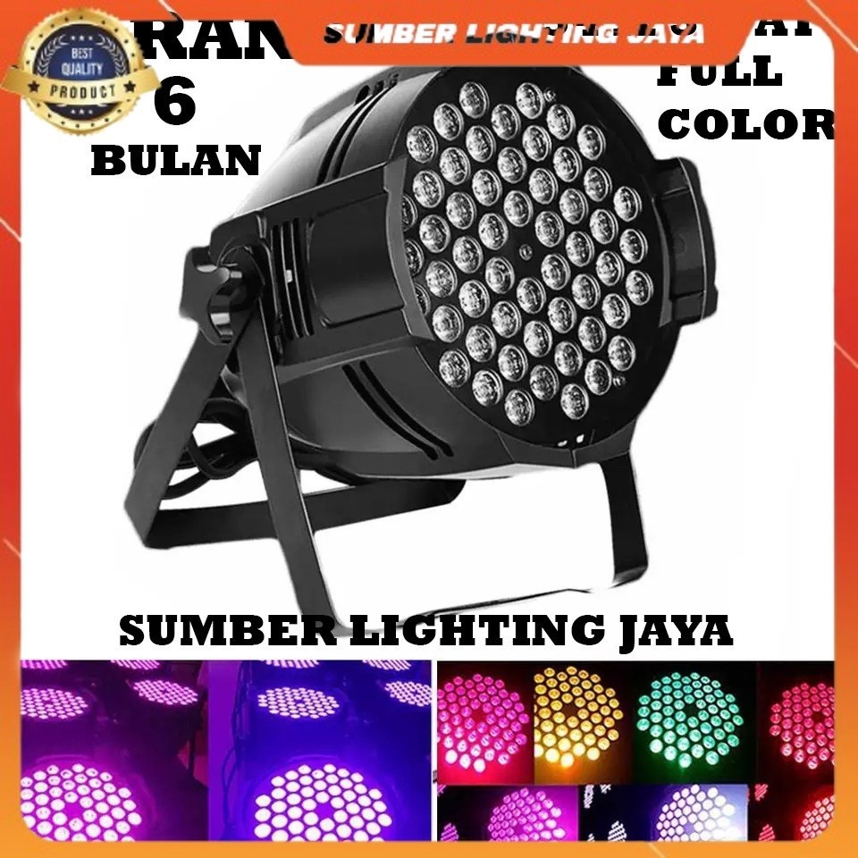 Jual COD & READY STOK Lampu par led 54x3watt RGBW full colour 2Line ...