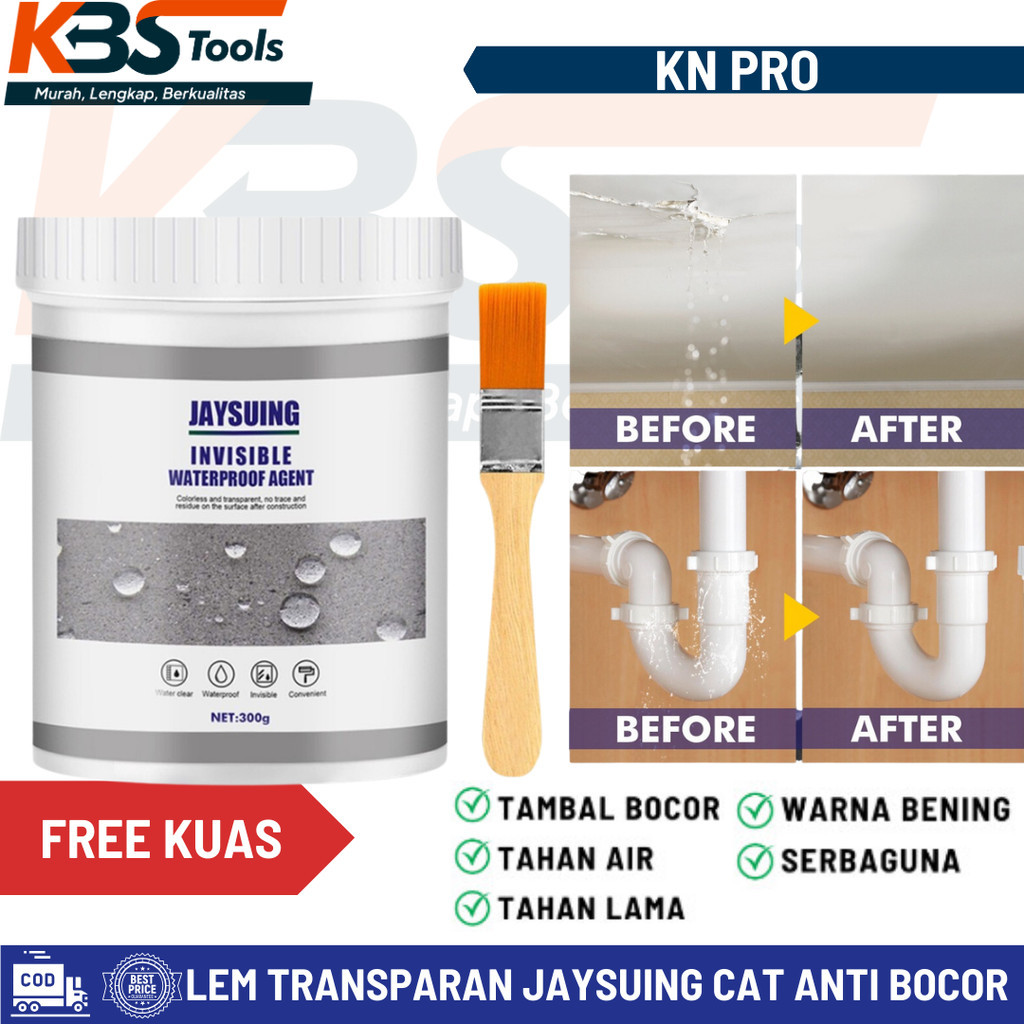 Jual Lem Transparan Jaysuing Cat Anti Bocor - Invisible Waterproof ...