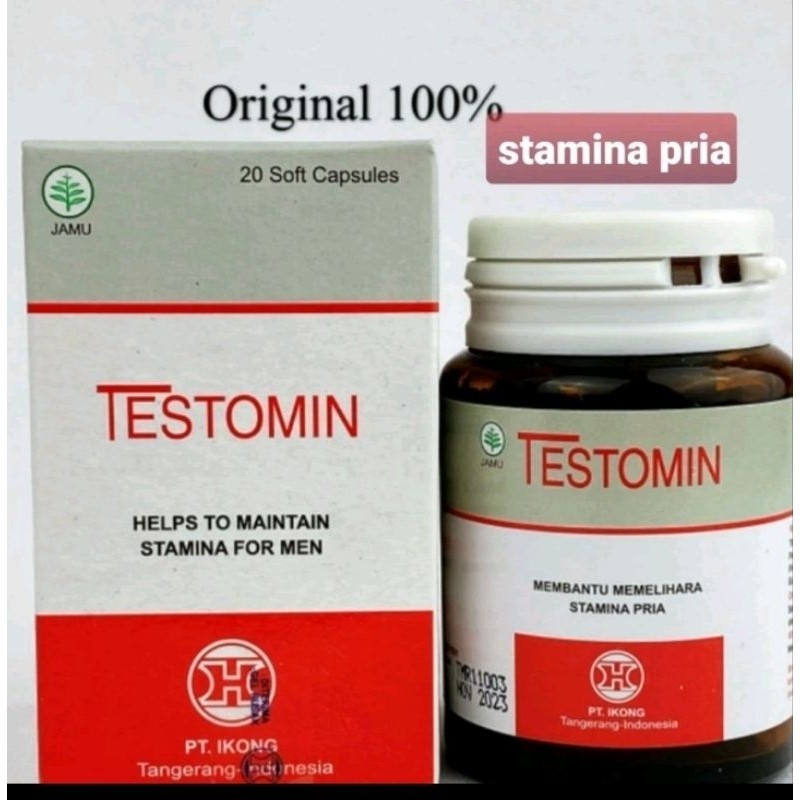Jual Testomin H3 Vitamin Hormon kesuburan Stamina Pria dan Wanita - C/P ...