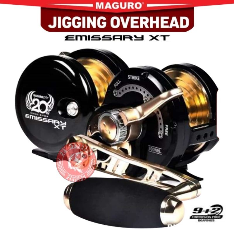 Jual Reel OH Maguro Emissary XT 2022 | Reel overhead | Jigging | Handle ...