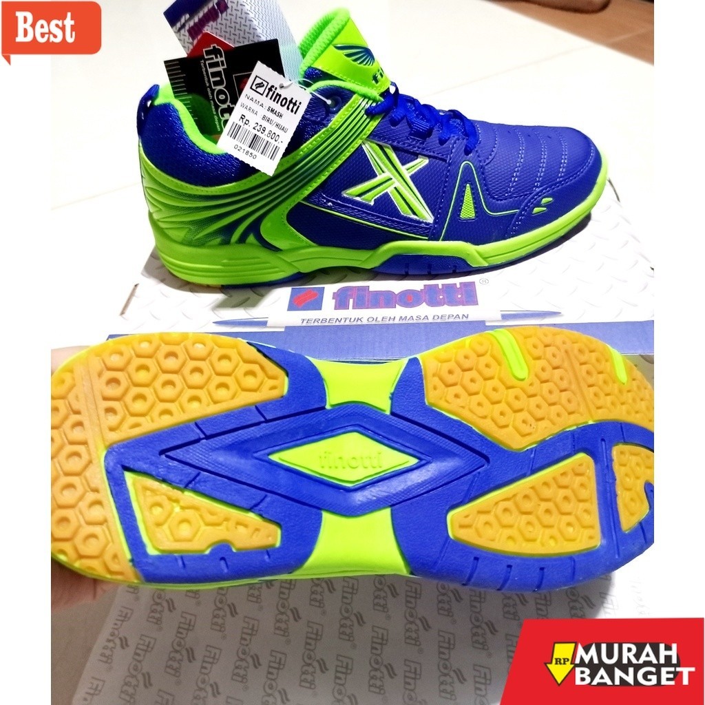 Jual Sepatu Bulu tangkis keren FINOTTI BADMINTON SHOES SEPATU BADMINTON ...