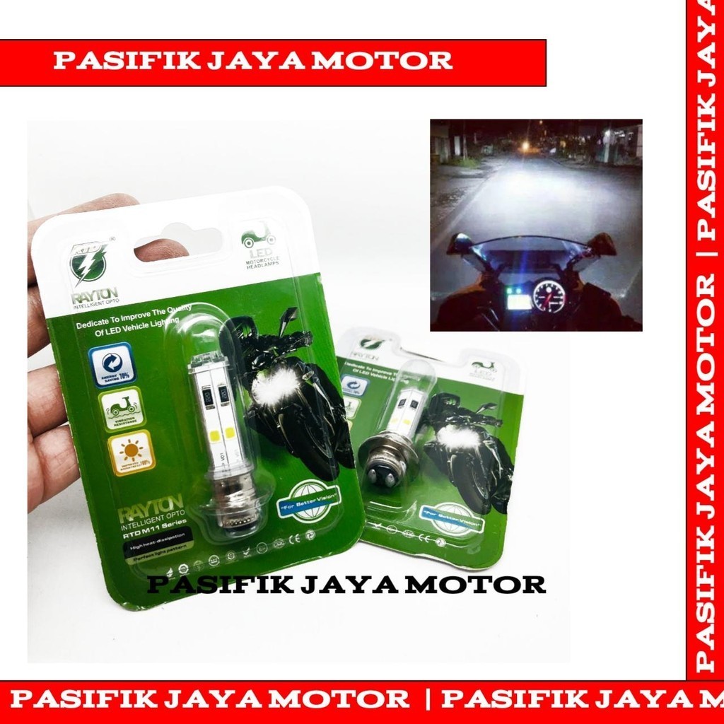 Jual LAMPU DEPAN RTD RAYTON ASLI M11P H6 ATAU 6LED MINI MURAH ASLI RTD | Shopee Indonesia