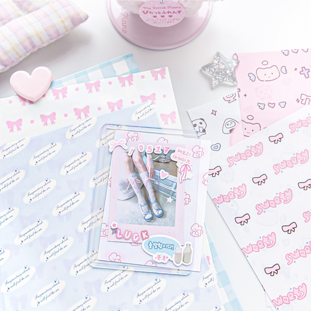 Jual [HARU] World of Cuteness Series Material Paper Kertas DIY Berbagai ...