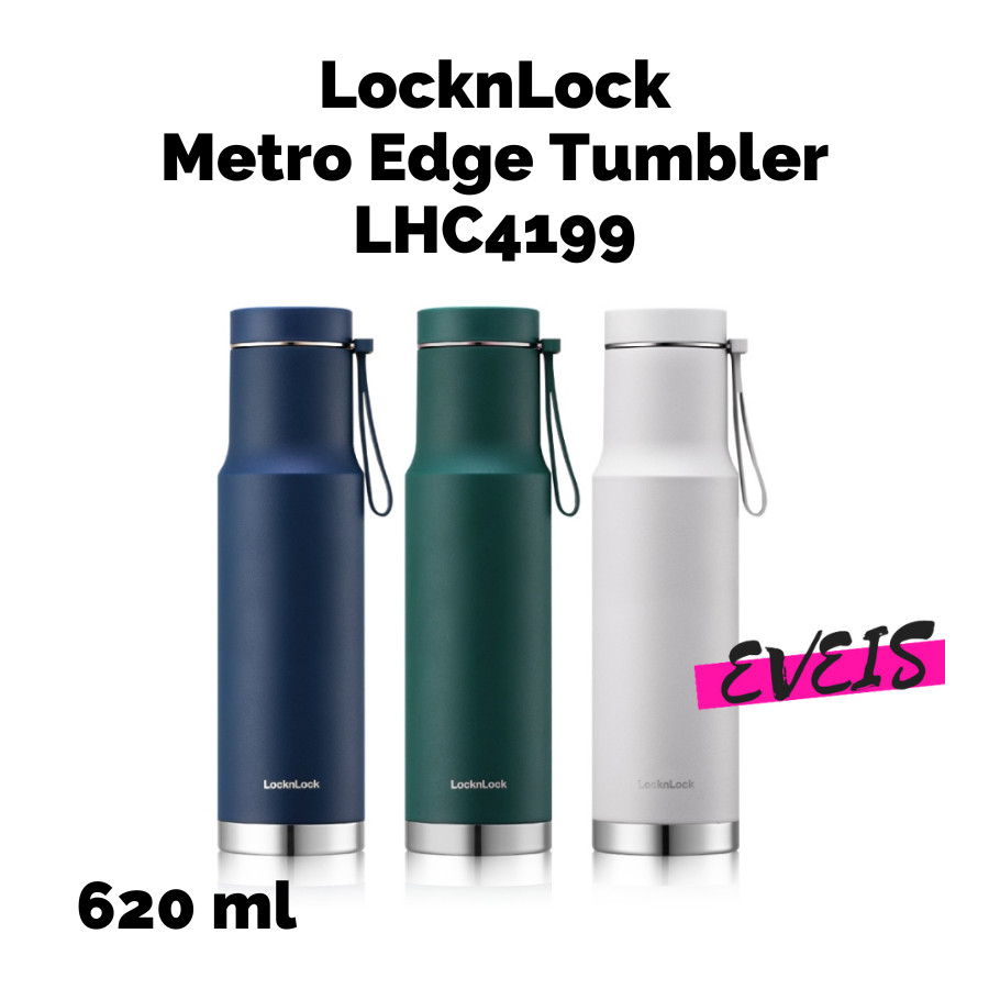 Jual LocknLock Exclusive Metro Edge Tumbler 620ml - LHC4199 - Termos Air Minum Panas Dingin ...