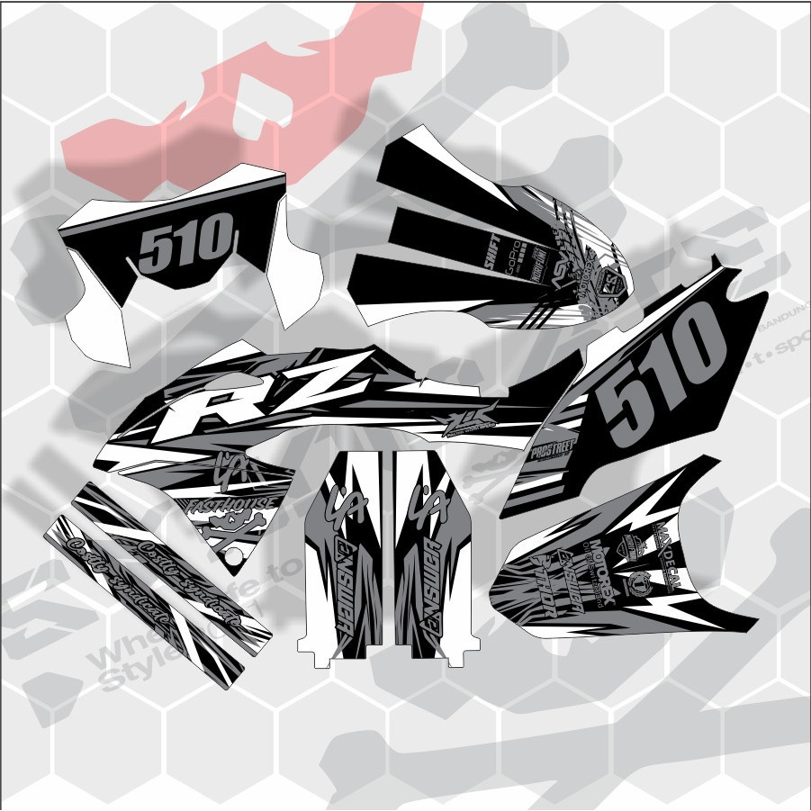 Jual Decal/Stiker WR155/Gordon/ D'Tracker /CRF /KLX BF full body dll ...