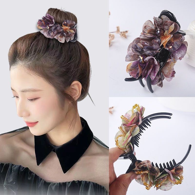 Jual Jepit Rambut Korean Fashion Premium Jedai Bunga Mawar Wanita ...