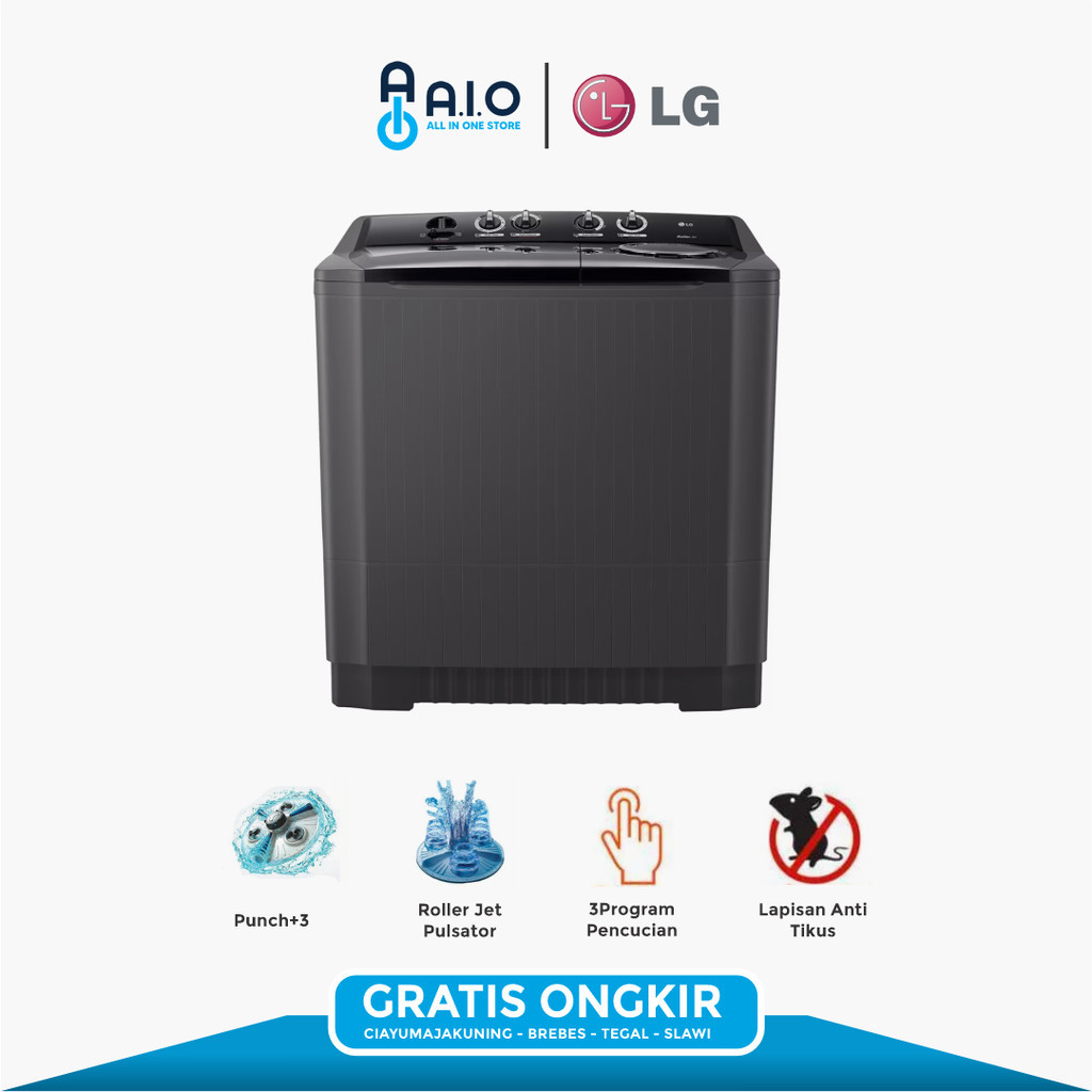 Jual LG - MESIN CUCI 2 TABUNG 10 KG - P1000RTM | Shopee Indonesia