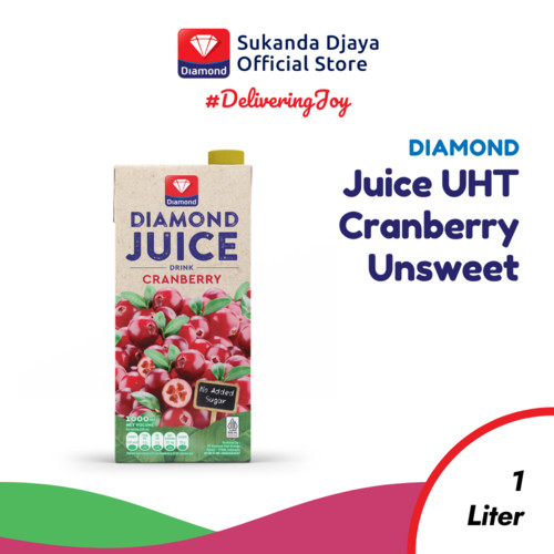 Jual Diamond Juice UHT Cranberry Unsweet 1000 ML | Shopee Indonesia