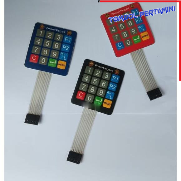 Jual Keypad Arduino 4x4 Tombol pertamini pom mini custom original ...