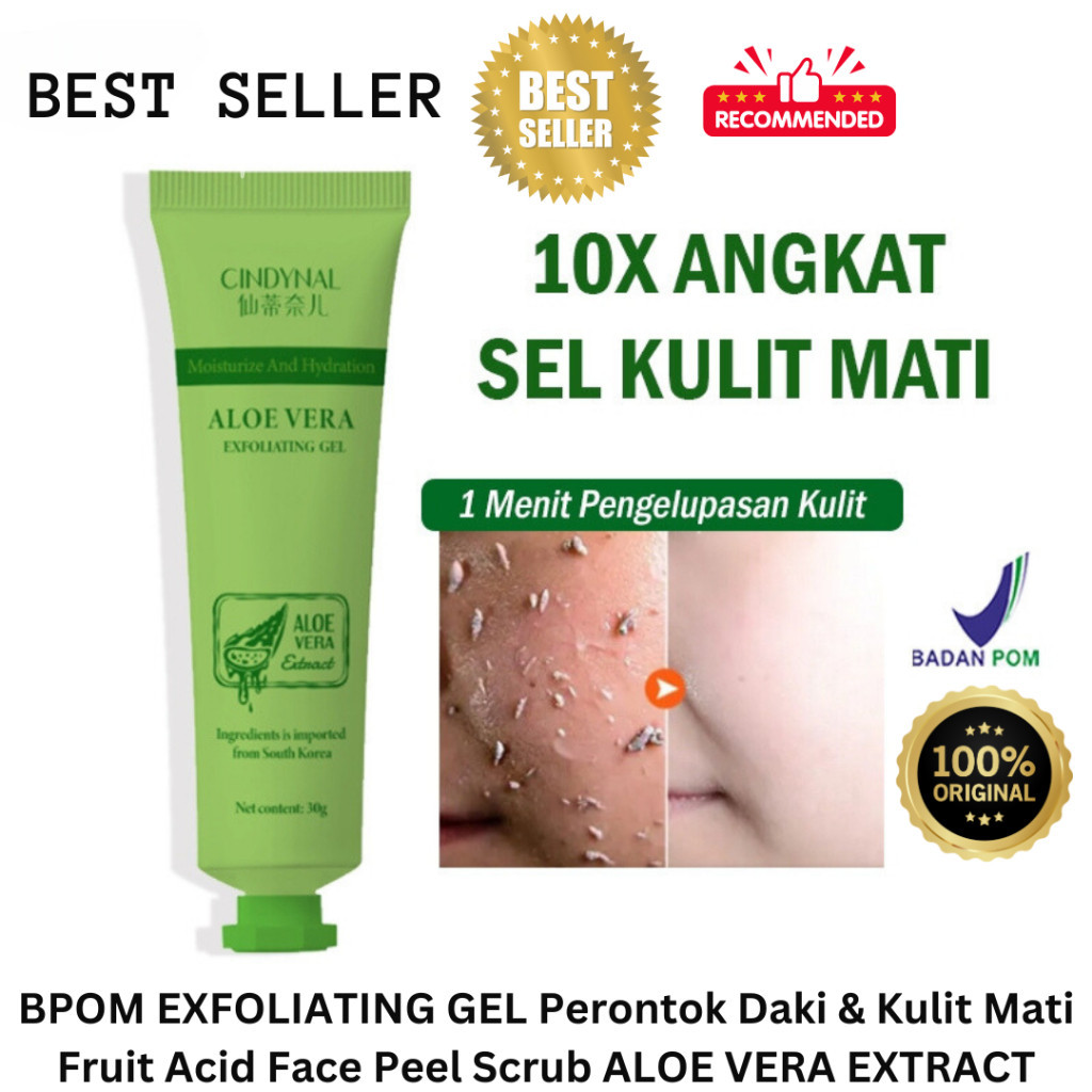 Jual [DARU] BPOM!! EXFOLIATING GEL Perontok Daki dan Kulit Mati Fruit ...