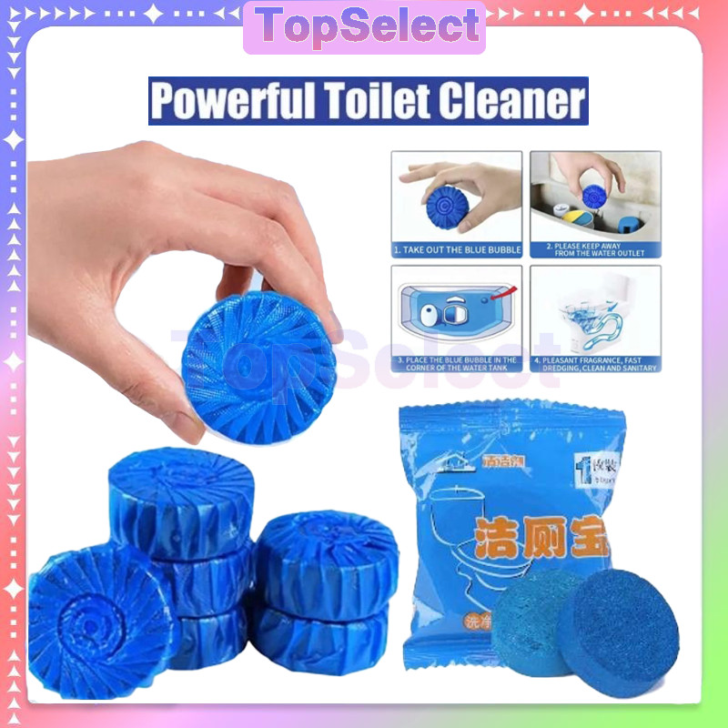 Jual Tablet Biru Pembersih Kloset Toilet Duduk WC Anti Kuman 50g ...