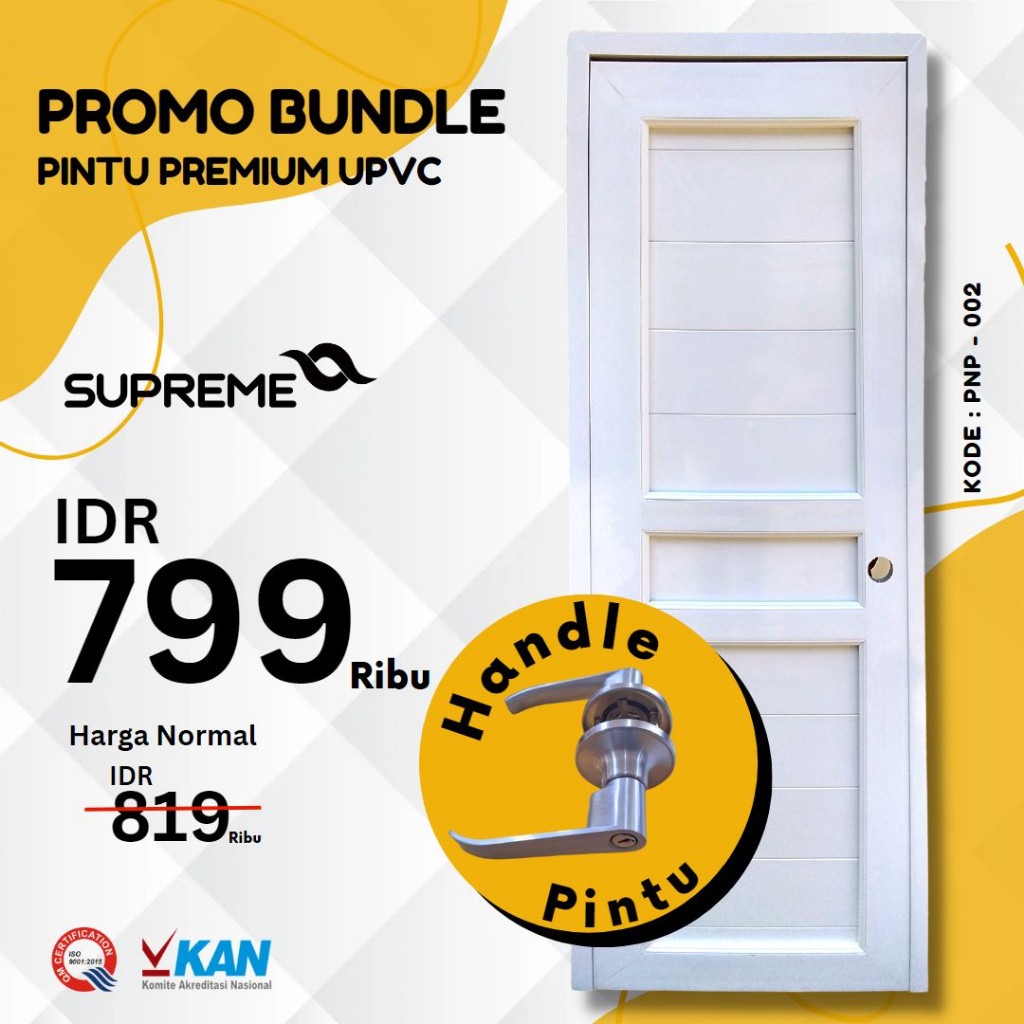 Jual Promo Bundle Supreme Pintu uPVC PNP-002 | Shopee Indonesia