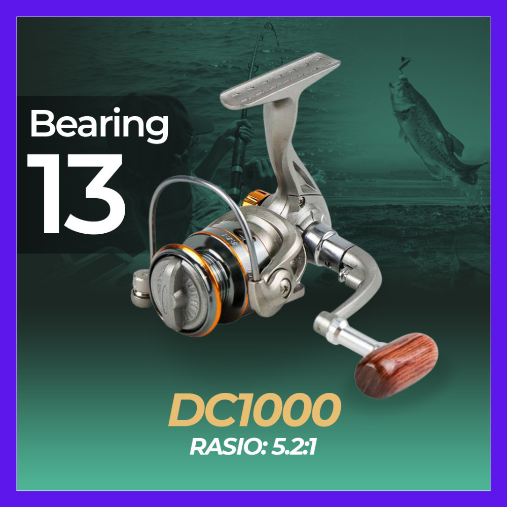 Jual inovasi_tani-Reel Pancing Spinning Fishing 13 Ball Bearing 5.2:1 ...