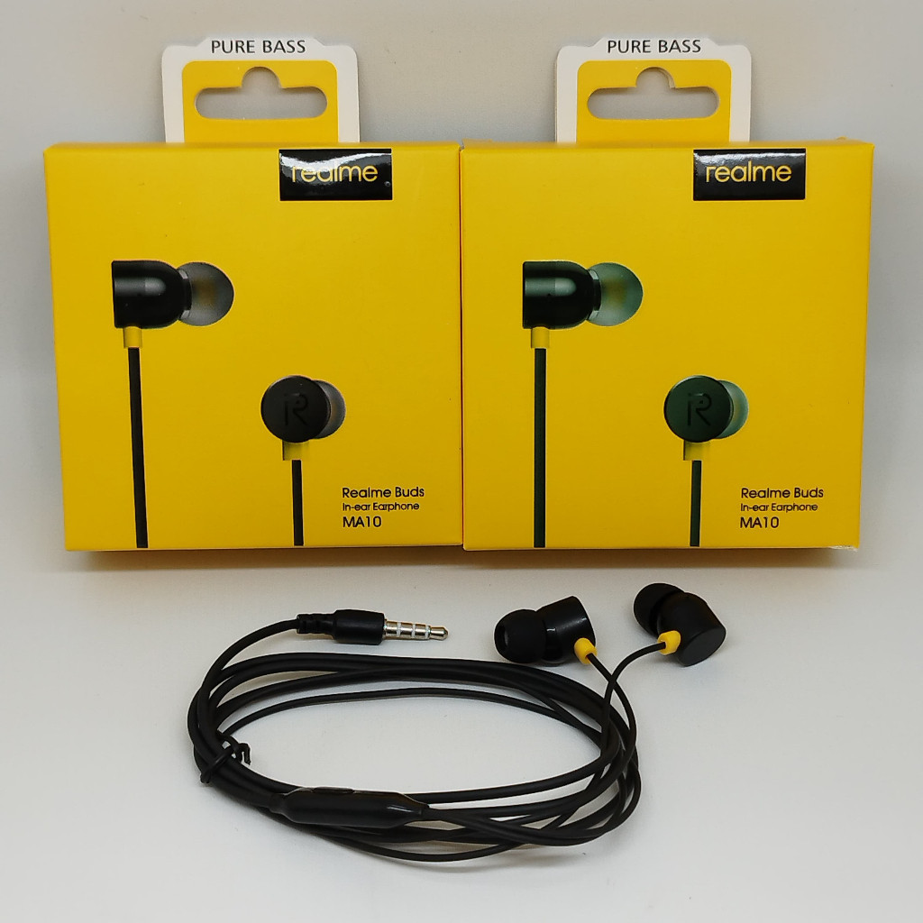 Jual Headset Realme Buds In Ear Magnet Earphone Handsfree Sport Pure ...