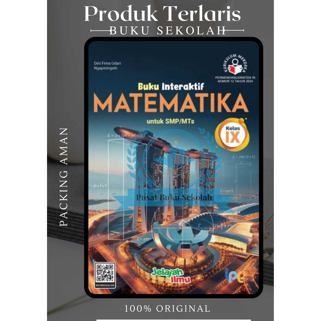 Jual Buku Paket Interaktif Matematika Kelas 9/IX SMP/MTS Kurikulum Merdeka Intan pariwara Tahun ...