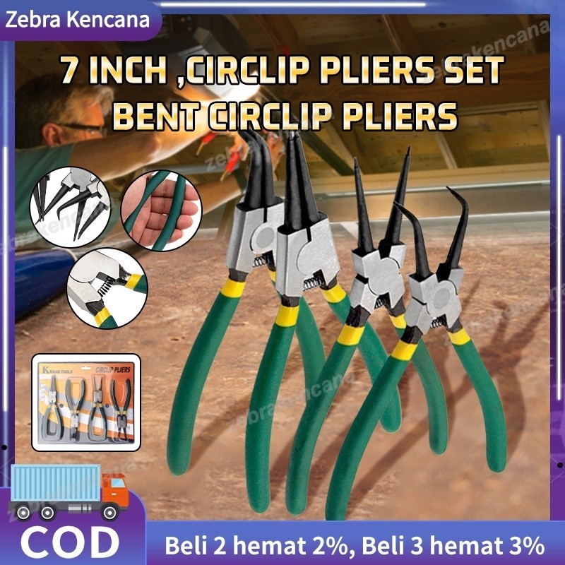 Jual 4 pcs Tang Circlip tang snap ring set 7 Inch Set Tang Circlip ...