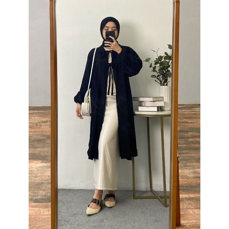 Jual RKPERWIRA - ZRX FASHION LONGOUTER WANITA DIAN / ARAYA LONG OUTER ...