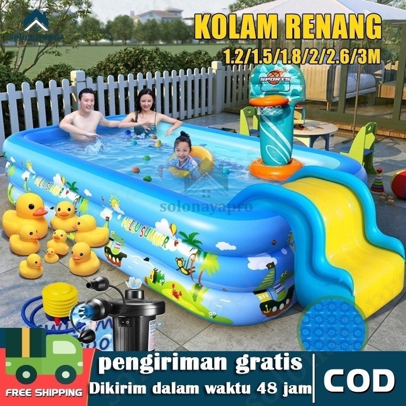 Jual kolam renang anak jumbo/balon renang anak/mainan kolam renang anak ...