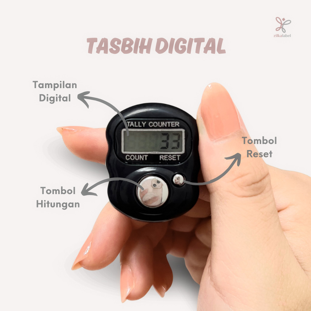 Jual TASBIH DIGITAL/Tally Counter/Alat Hitung Digital/Dzikir Digitall ...