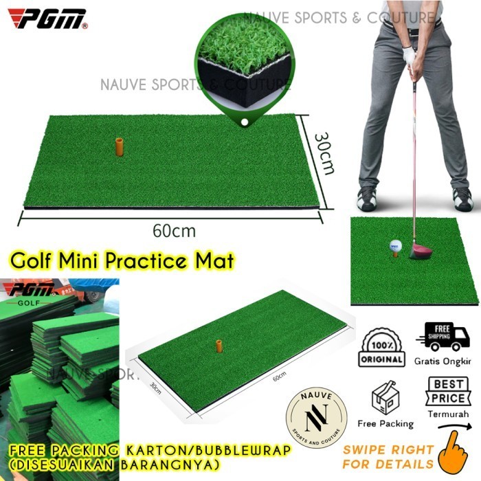 Jual Karpet Golf Driving Standard Mini Rumput Sintetis Golf Mat 30x60cm ...