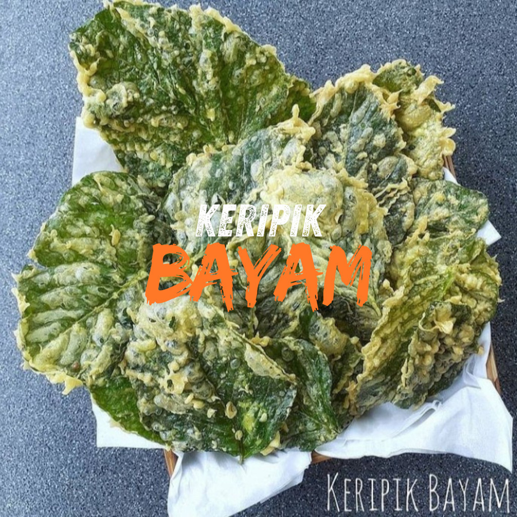Jual TERBARU keripik sayur 1kg keripik bayam crispy keripik bayem ...