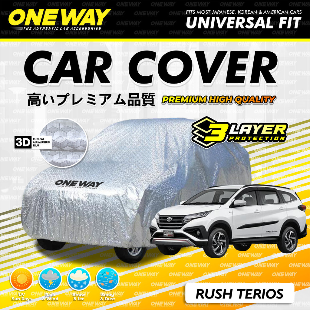 Jual Cover Sarung Mobil RUSH TERIOS Waterproof UV Protection TRIGUARD 3 ...