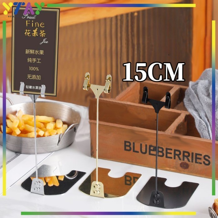 Jual Stand Menu Meja/Price Tag Holder/Nomor Meja Restoran/Stand Card ...