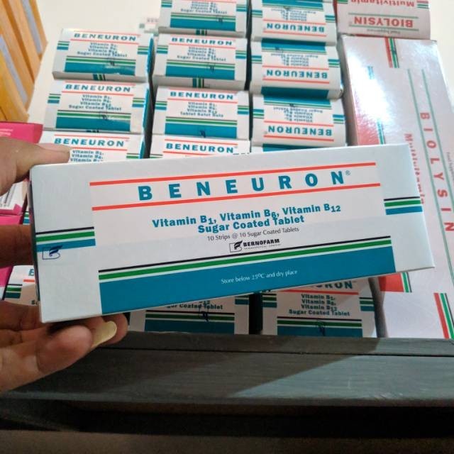 Jual Beneuron Vitamin B1, B6, B12 Isi 100 Tablet (box) | Shopee Indonesia