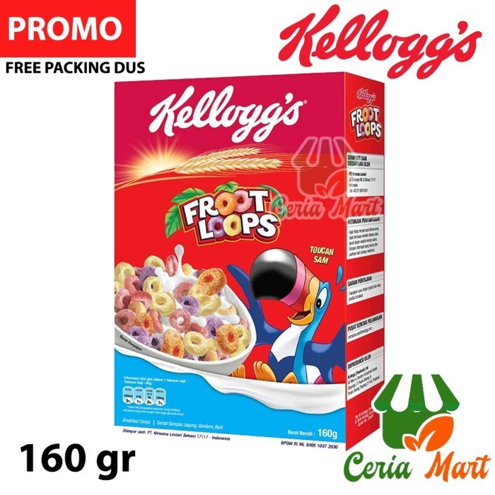 Jual Sereal Kelloggs Froot Loops 160 gr Kellogs Fruit Loop | Shopee ...