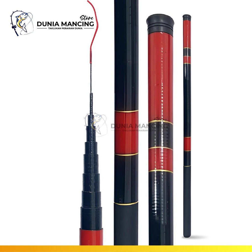 Jual Joran Tegek Tongkat Pancing JT001 Action Power Medium Lure CW 80 ...