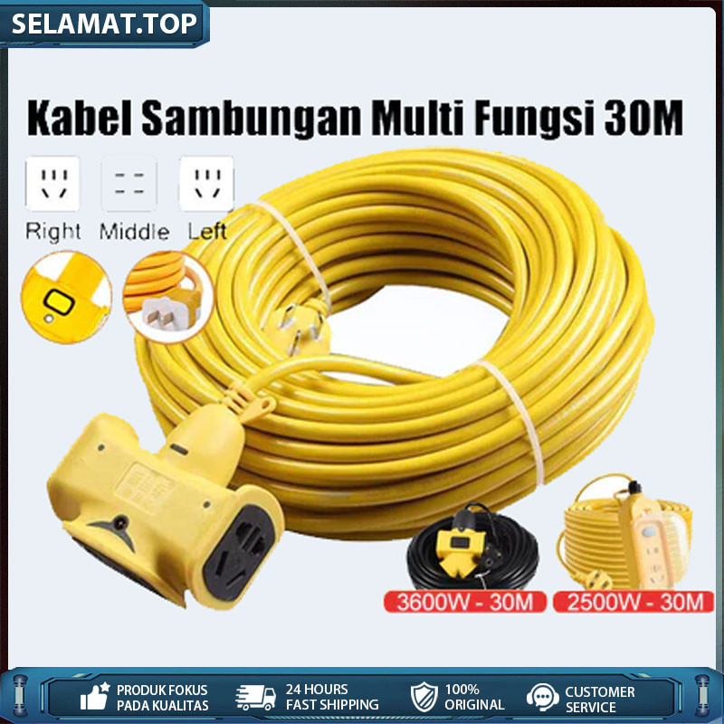 Jual 5/10/20/30 Meter Kabel Sambungan Multi Fungsi Colokan Kabel ...