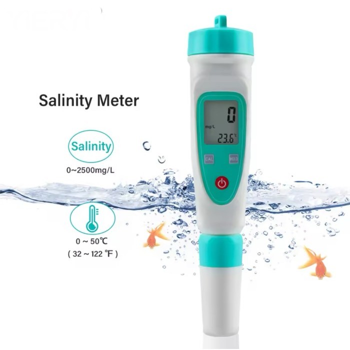 Jual YD-1L Digital Salinity Meter Salt Water Alat Ukur Kadar Garam Pada ...