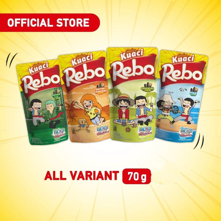 Jual Kuaci Rebo dalam berbagai varian rasa, seperti: Original, Salted ...