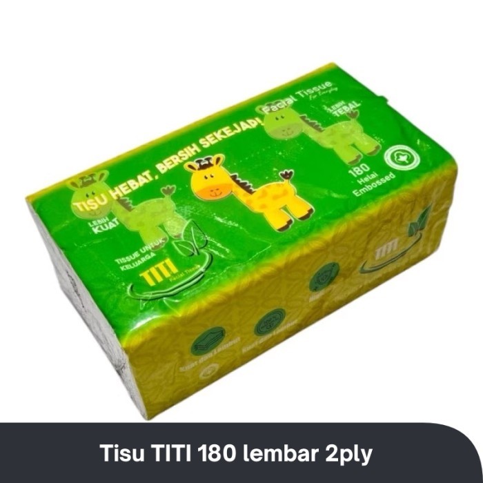 Jual A620-Tissue TITI 180 lembar 2ply | facial tissue Serbaguna Tisu ...