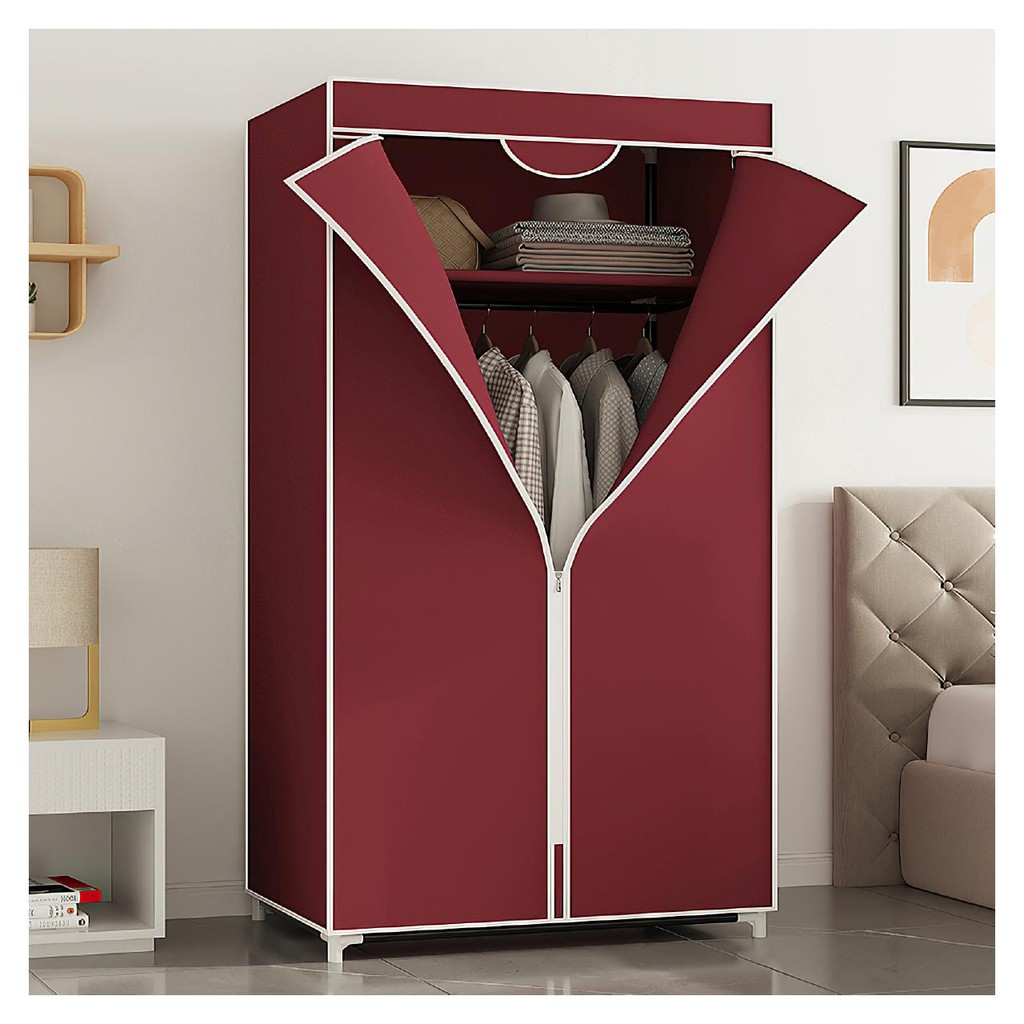 Jual Unitwo - Lemari Pakaian Bahan Kain Portable Lemari Kain Singel ...