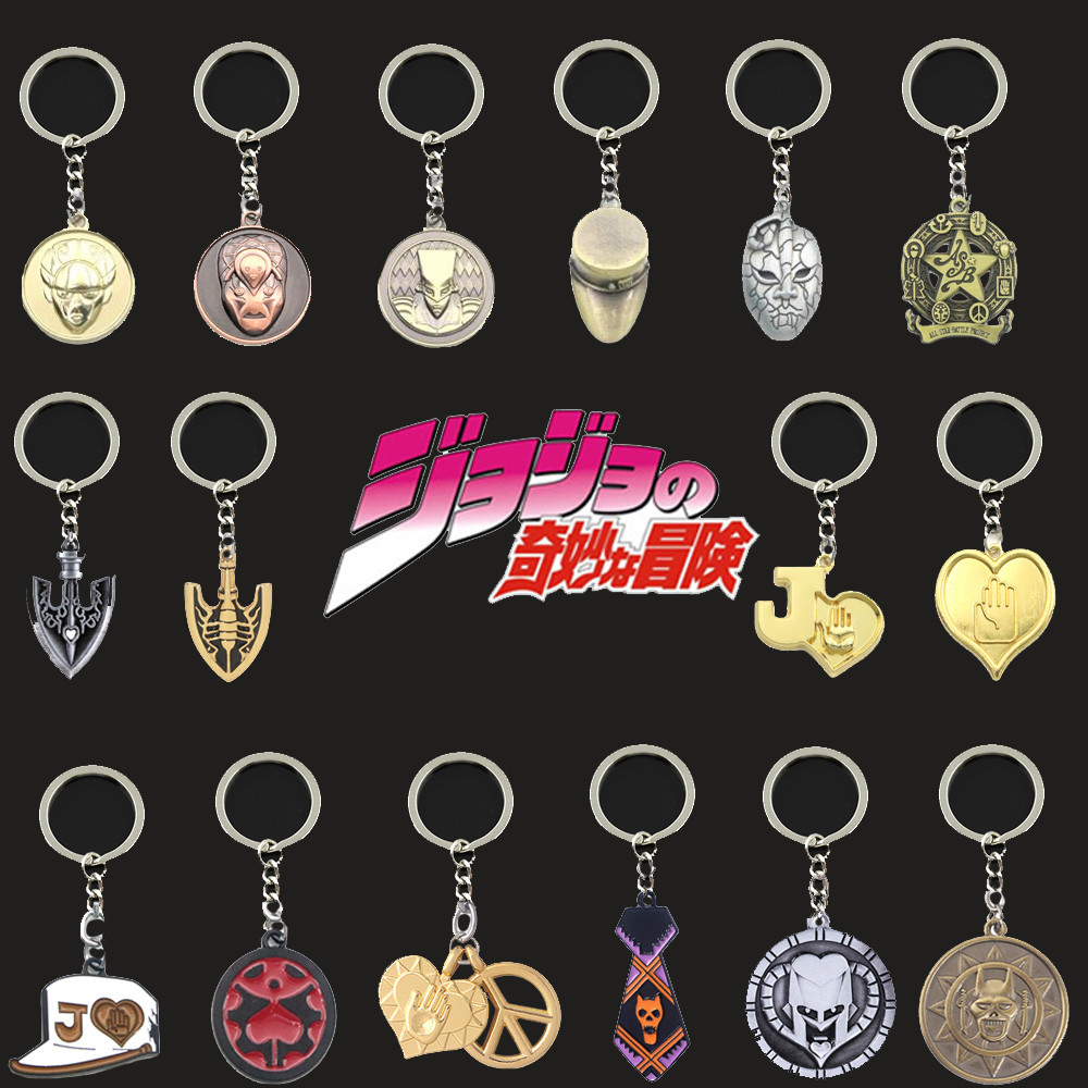 Jual Anime JoJo Bizarre Adventure Keychains Killer Queen Higashikata ...