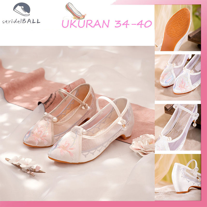 Jual [Ready Stock] Sepatu Klasik China Premium - Desain Etnik dengan ...