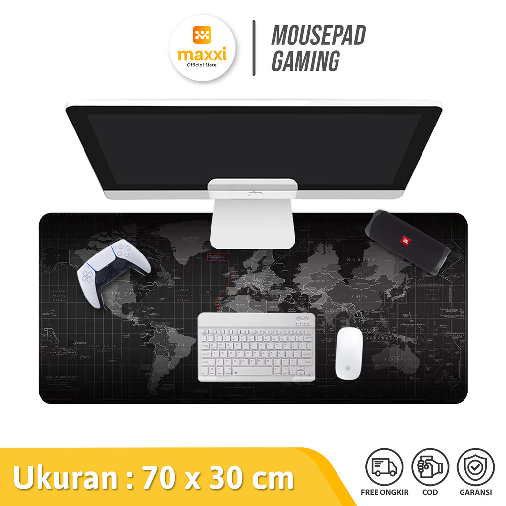 Jual Mousepad Gaming Motif Atlas Peta Globe Mouse Pad Setup Desktop ...