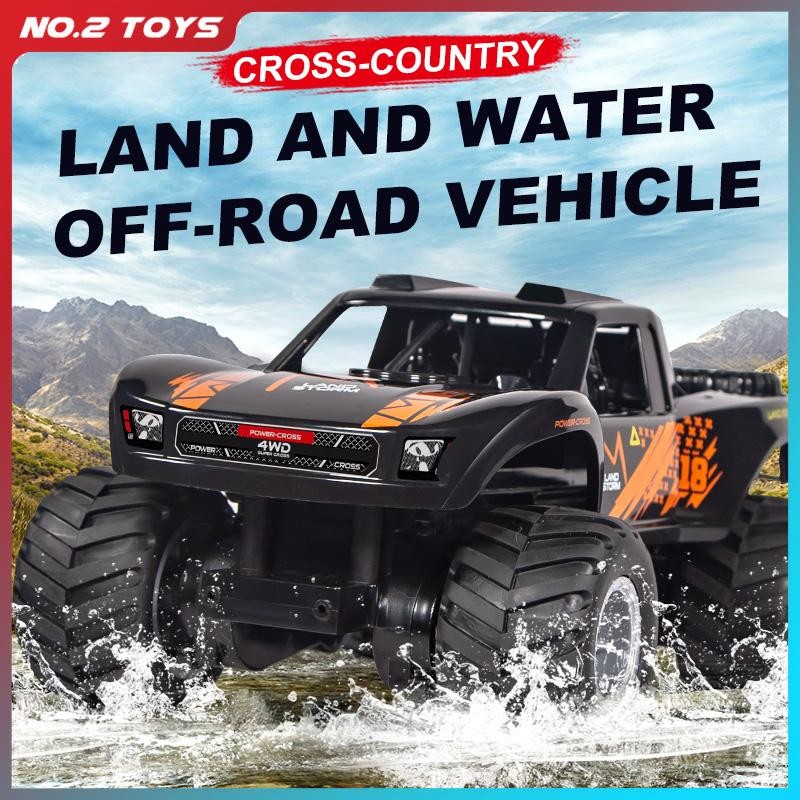 Jual Amphibious Remote Control Car Waterproof 4WD RC Off Road Vehicle ...