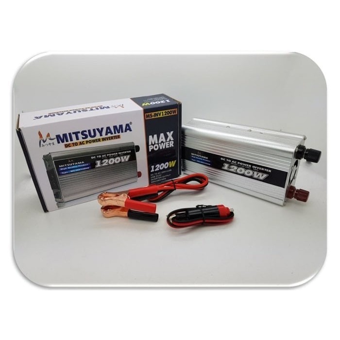 Jual Power Inverter 1200 Watt DC to AC Mitsuyama MS-INV1200W | Shopee ...